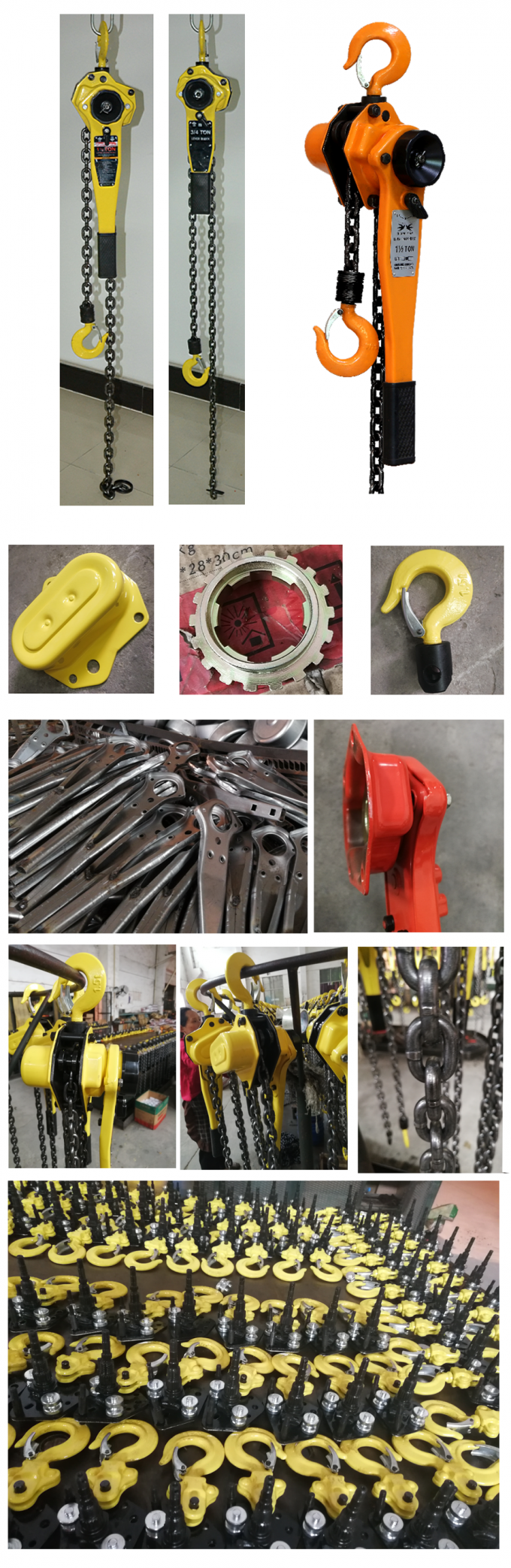 Grade 80 0 75 Ton Lifting Ratchet Lever Chain Block Hoist