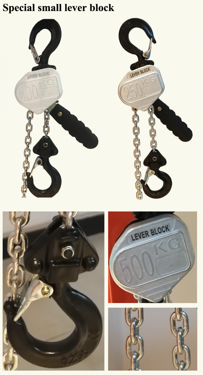 Construction Tools Manual Mini Lever Chain Hoist 250 Kg