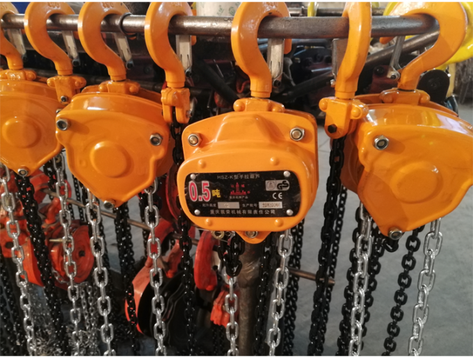 Carrying Goods Handle Operated Lifting Chain Block