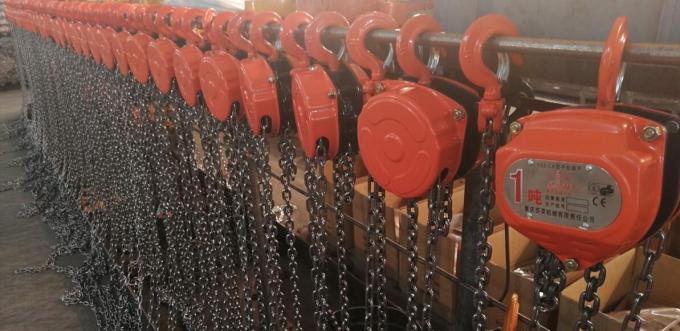 1 Ton*3 M Manual Chain Block Q345B With Polished Load And Hand