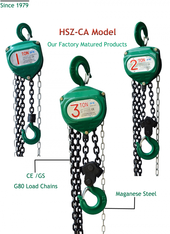 Indoor Workshop Lifting Chain Block Hanger Material Manual Hoist Anti ...