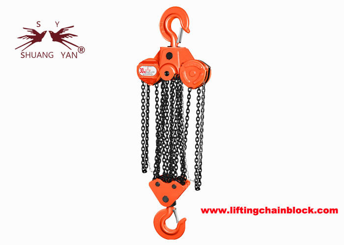 30 Ton Lift Equipment Manual Hoist Chain Block For Gas Tank Heavy Load