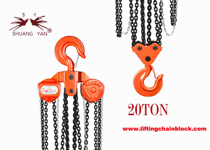 Building Bridge Hand Operated Lifting Chain Block Lifting Hoist Forged ...