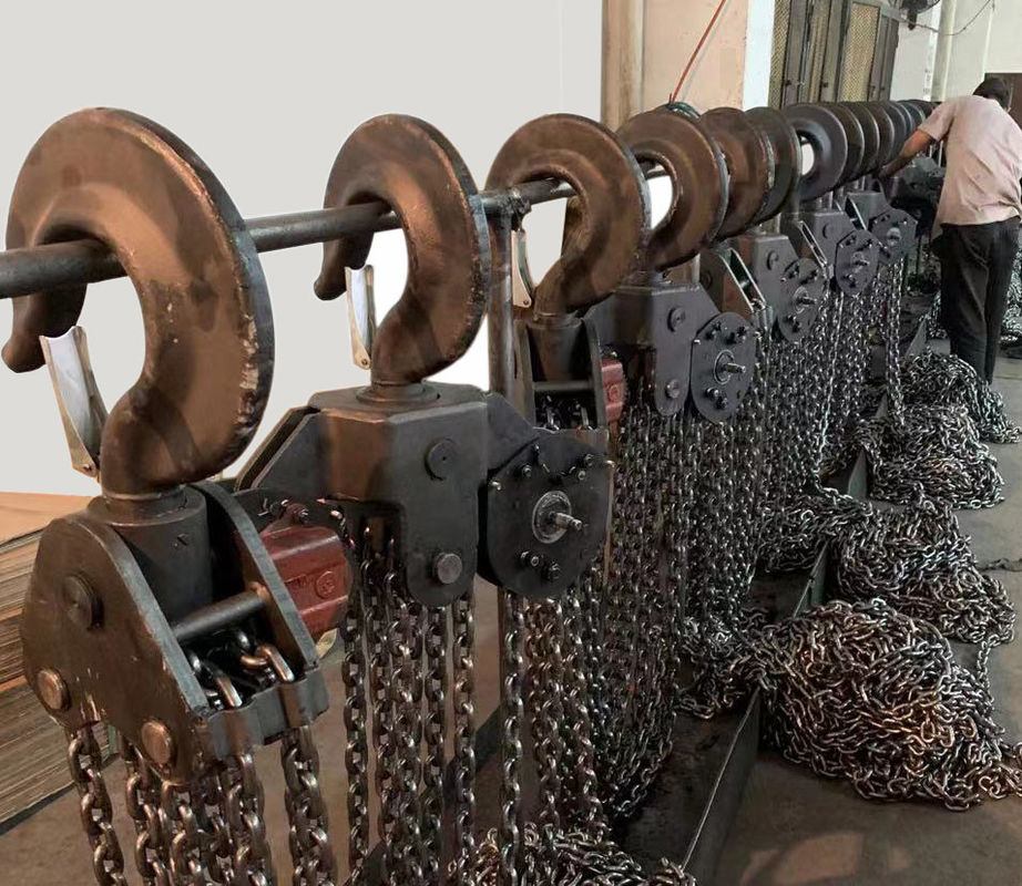 Manual Lifting Chain Block/Hoist HSZ-CA 20T 3m-12m Height For Building ...